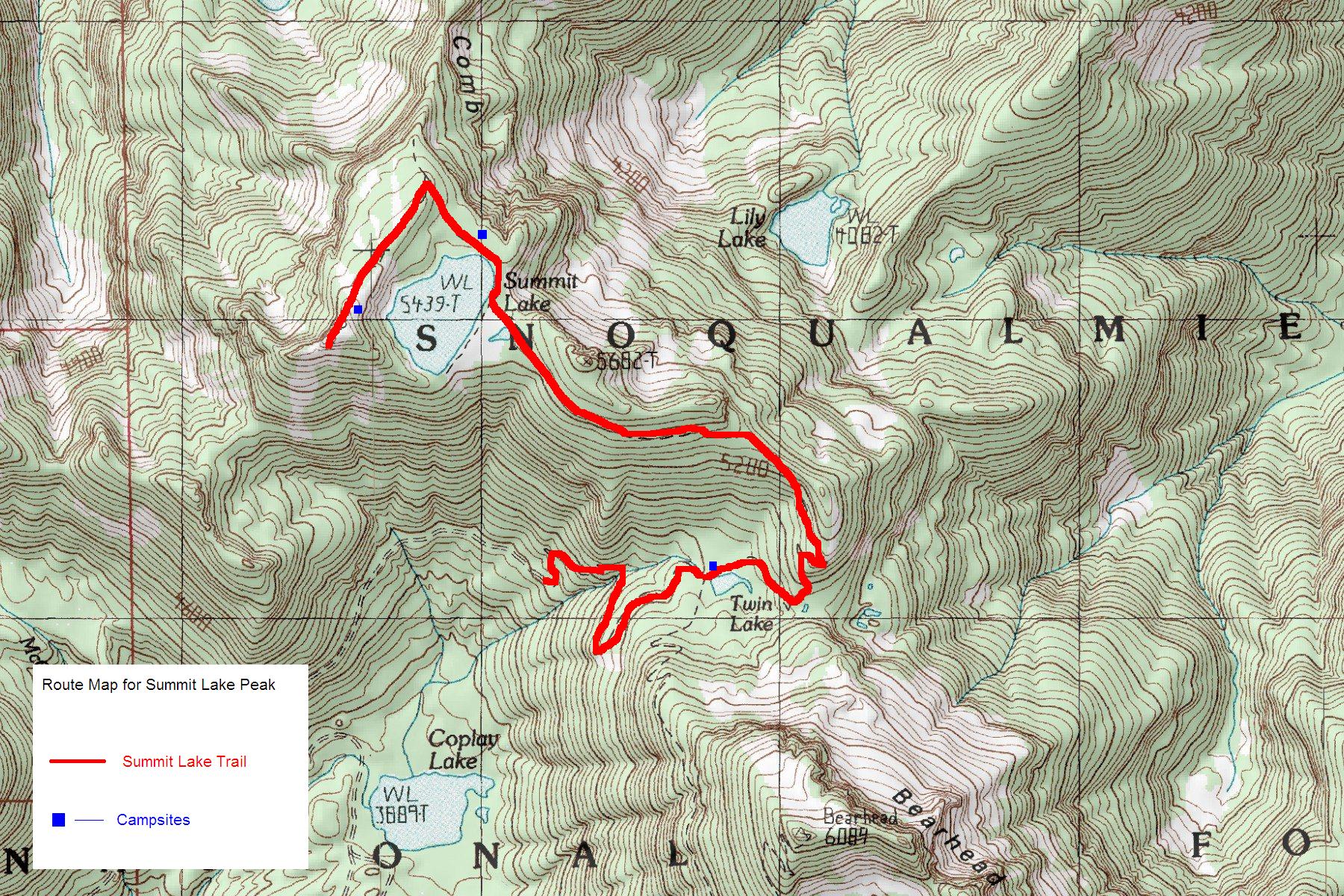 SOTA Activation: "Mount Attenuator", AKA "Summit Lake Peak", Pierce ...
