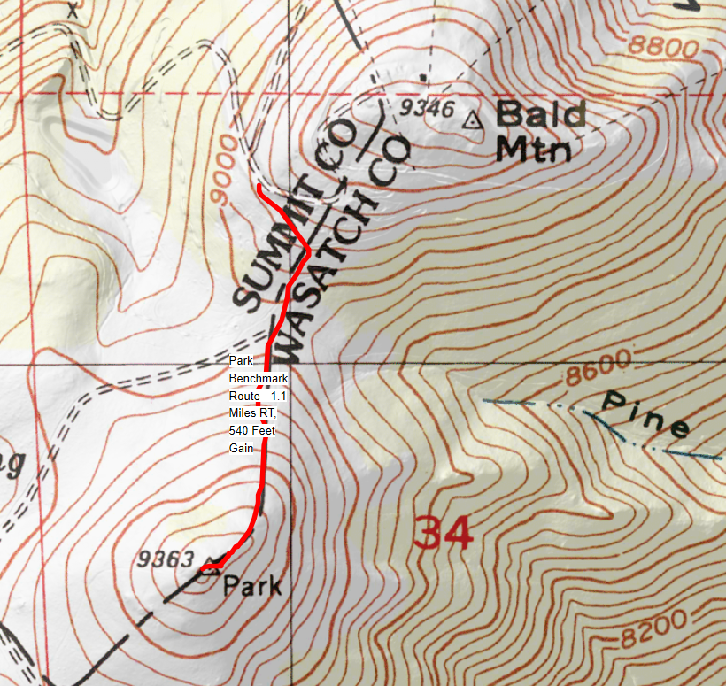 First SOTA Activation: Park Benchmark, Summit County (On Dividing Line ...